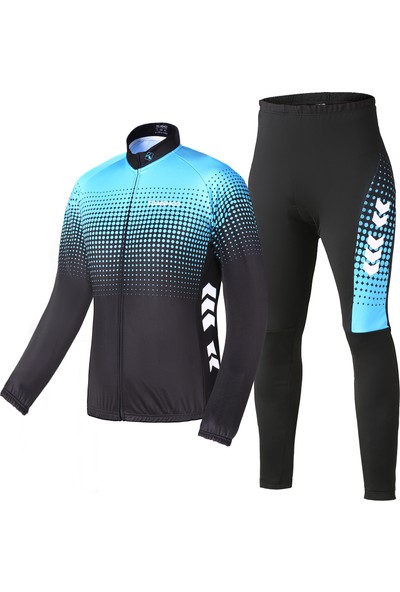 Erkek Bisiklet Takım Elbise Uzun Kollu Spor Rüzgar