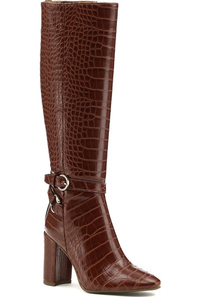 İnci Ivdel.k.z 1pr Taba Kadın Topuklu Çizme