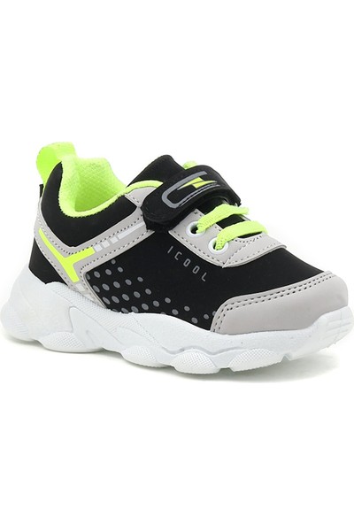 I Cool Vectra 1pr Siyah Erkek Çocuk Koşu Ayakkabısı