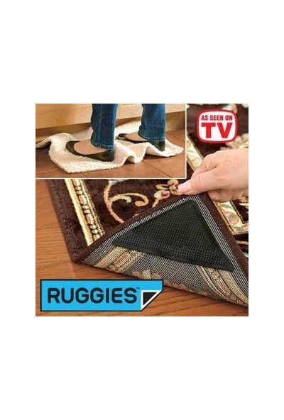 Tuğra Ticaret Halı Kilim Kaydırmaz Ped Ruggies 4'lü Yıkanabilir Tuğra Ticaret Halı Kilim Kaydırmaz Ped Ruggies 4'lü Yıkanabilir