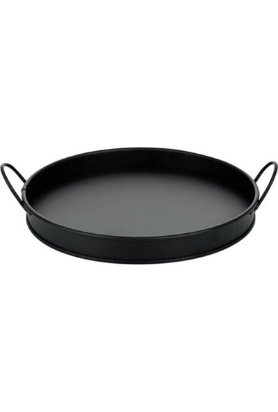 Tutal Home Metal Tepsi Siyah 27 cm. Tutal Home Metal Tepsi Siyah 27 cm.