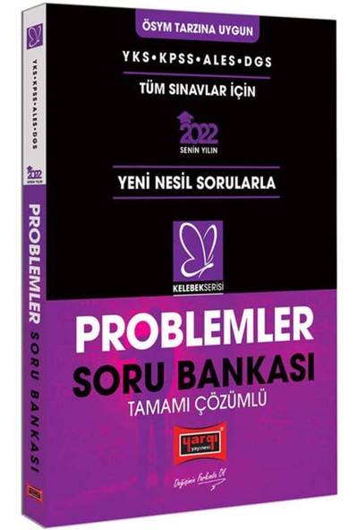 Yargı Yayınevi YKS KPSS ALES DGS 2022 Kelebek Serisi Tamamı Çözümlü Problemler Soru Bankası Yargı Yayınevi YKS KPSS ALES DGS 2022 Kelebek Serisi Tamamı Çözümlü Problemler Soru Bankası