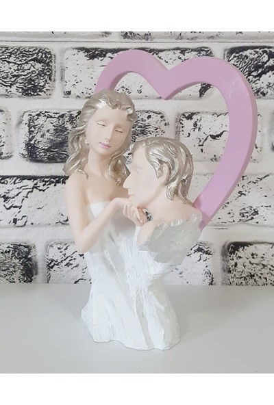 Cemrela Art Kalpli Aşık Çift Biblo Cemrela Art Kalpli Aşık Çift Biblo