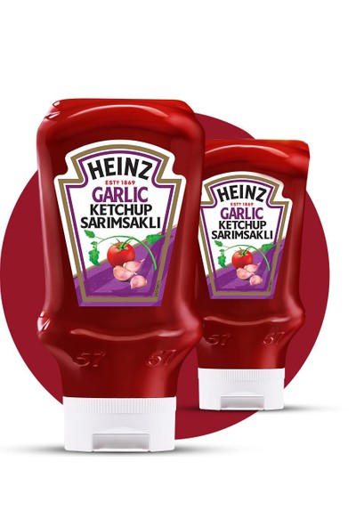 Heinz Sarımsaklı Ketçap 460 gr 2'li
