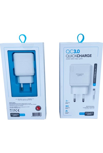 Power Way Micro Quick 3000 Mah Hızlı Şarj Powerway RX15 Power Way Micro Quick 3000 Mah Hızlı Şarj Powerway RX15