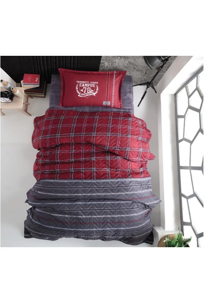 Clasy Aran Clasy Ranforce Tek Kişilik Dört Mevsim Set Campus V1 Bordo Clasy Aran Clasy Ranforce Tek Kişilik Dört Mevsim Set Campus V1 Bordo