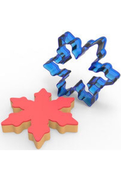 Pasta Works Kar tanesi Polikarbon Kopat Kurabiye Kalıbı