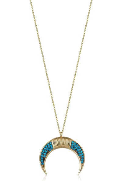 WONOMOR Altın 14 AyarHediyelik Boynuz Kolye WONOMOR Altın 14 AyarHediyelik Boynuz Kolye