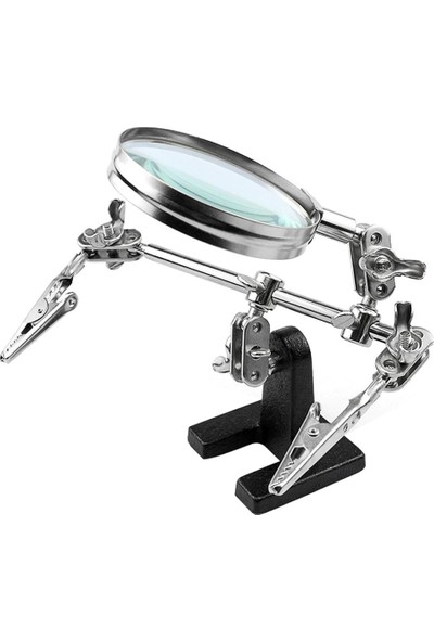 Depolife Elektronikçi Lehimleme Kıskaçlı Büyüteç Robot Kollu Mercekli Kuyumcu Mikroskop Sabitleme Standı 5x Depolife Elektronikçi Lehimleme Kıskaçlı Büyüteç Robot Kollu Mercekli Kuyumcu Mikroskop Sabitleme Standı 5x