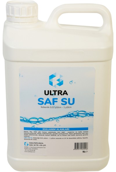 Saklıtepe Kimya Ultra Saf Akü Antifiriz Tamamlama Suyu 5 Lt Saklıtepe Kimya Ultra Saf Akü Antifiriz Tamamlama Suyu 5 Lt