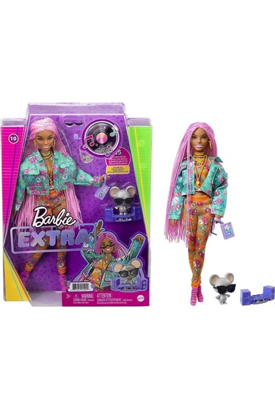 Barbie Extra Doll - Pink Braids Barbie Extra Doll - Pink Braids