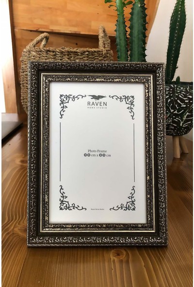 Raven Home Studio 15 x 21 cm Fotoğraf Çerçevesi Vintage Kahverengi