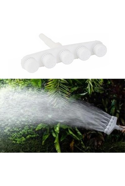 5 Başlı Bahçe Tarla Çim Sulama -Yüksek Basınçlı Su Püskürtme Aparatı