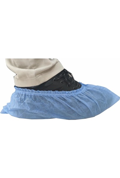 Bez Mavi Tela Galoş 100 Adet Bez Mavi Tela Galoş 100 Adet