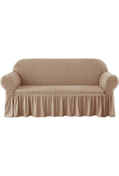 Uzhanem 3'lü Bürümcük Maksi Koltuk Örtüsü - Çekyat Örtüsü (3 Kişilik) 1 Adet