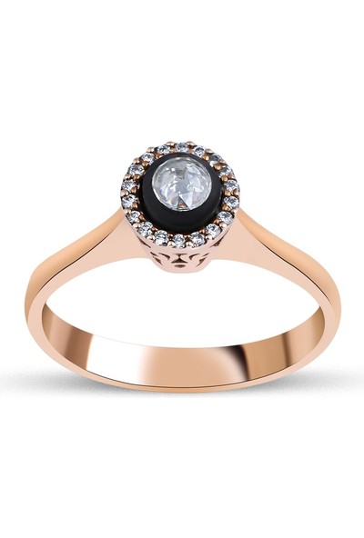 Mas Diamond 0,17 Karat Efsun Tek Taş Elmas Yüzük