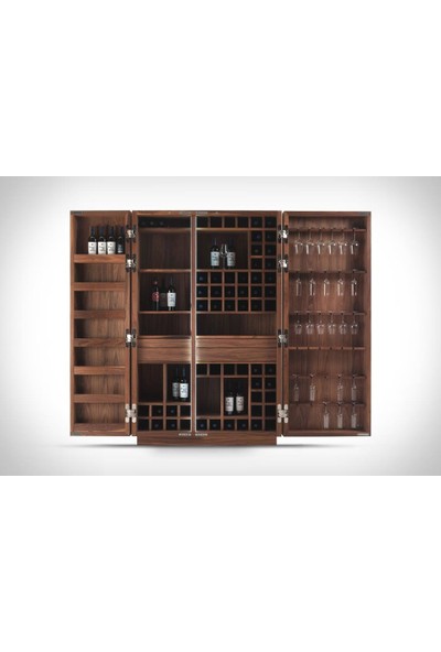 My Wood Teks Ahşap İki Kapaklı Şaraplık My Wood Teks Ahşap İki Kapaklı Şaraplık