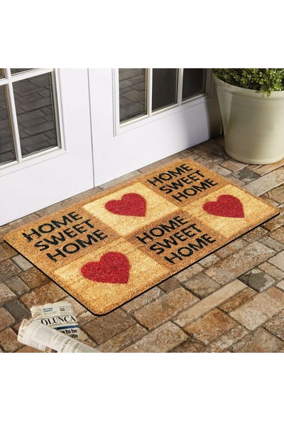 USF 45 x 70 cm. PVC Dijtal Baskı Sweet Home Çok Amaçlı İç ve Dış Kapı Paspası USF 45 x 70 cm. PVC Dijtal Baskı Sweet Home Çok Amaçlı İç ve Dış Kapı Paspası
