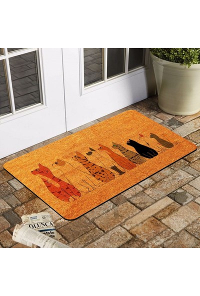 USF 45 x 70 cm. PVC Dijtal Baskı Pretty Cat Çok Amaçlı İç ve Dış Kapı Paspası USF 45 x 70 cm. PVC Dijtal Baskı Pretty Cat Çok Amaçlı İç ve Dış Kapı Paspası