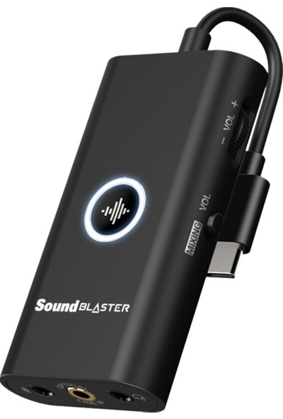 Creative Sound Blaster Taşınabilir Harici Konsol Oyun Usb-C Dac Amp