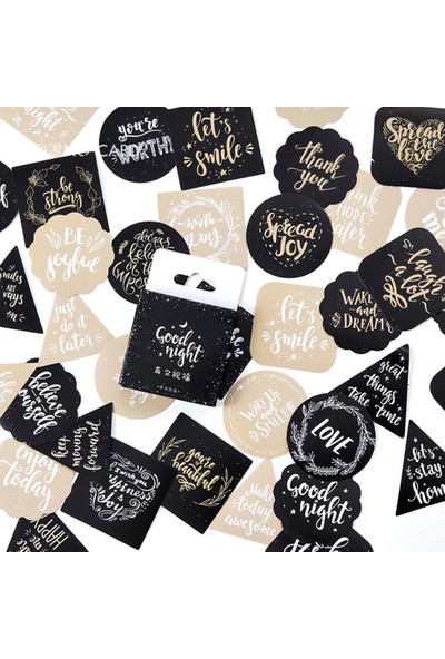 Pasifix 45 Parça Dekoratif Yapışkan Çıkartma Albüm Çıkartması (Yurt Dışından)