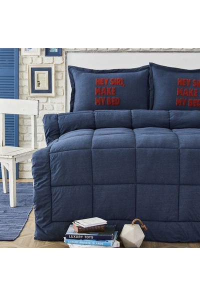 Karaca Home Softy Indigo Tek Kişilik Cotton Comfort Set