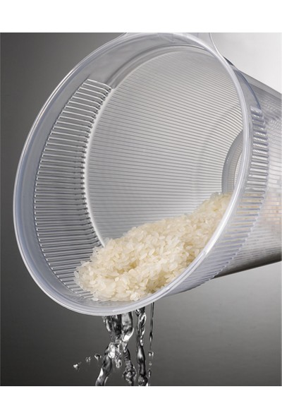 Bioonde Pratica Saplı Pirinç Süzgeci 1,90 Lt, Pirinç Süzgeci