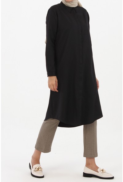 ALLDAY Gizli Patlı Gömlek Tunik