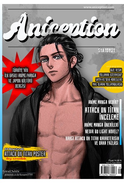 Aniception Anime Manga ve Japon Kültürü Dergisi Ekim 2021