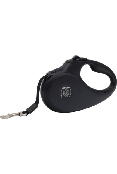 Doggie Makaralı Şerit Uzayan Köpek Gezdirme Tasması Siyah M 25 kg / 5 mt Doggie Makaralı Şerit Uzayan Köpek Gezdirme Tasması Siyah M 25 kg / 5 mt