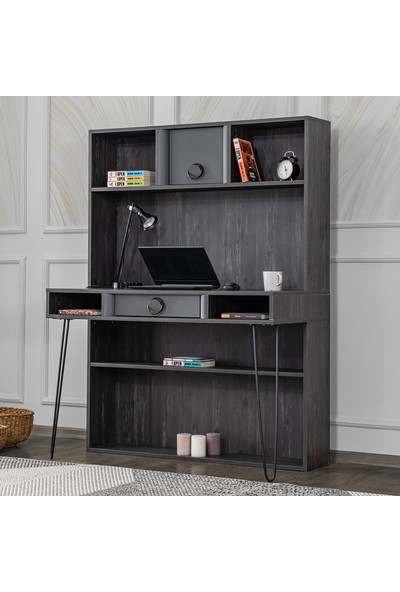 Setay Black New Üniteli Çalışma Masası Setay Black New Üniteli Çalışma Masası