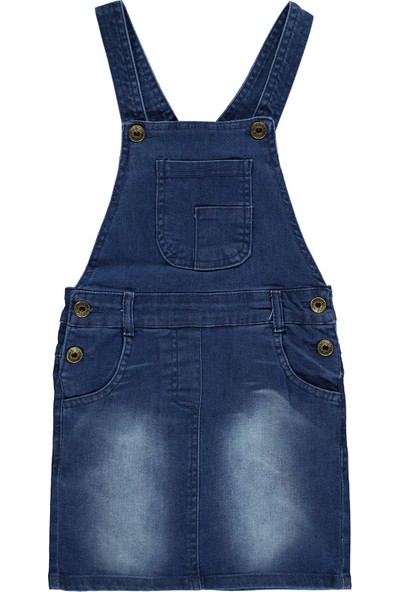 Civil Girls Kız Çocuk Kot Slopet 6-9 Yaş Mavi