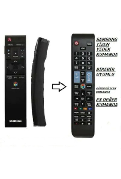 Tunex Samsung Dokunmatik Akıllı Smart AA59-00759A-YEDEK Kumandası Tunex Samsung Kumanda Tunex Samsung Dokunmatik Akıllı Smart AA59-00759A-YEDEK Kumandası Tunex Samsung Kumanda