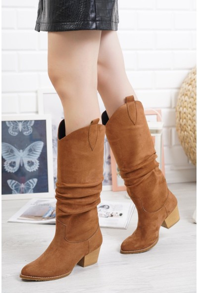 Eldora Kadın Taba Körüklü Çizme