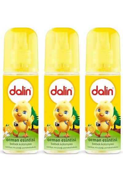 Dalin Bebek Kolonyası Orman Esintisi 150 ml x 3 Adet