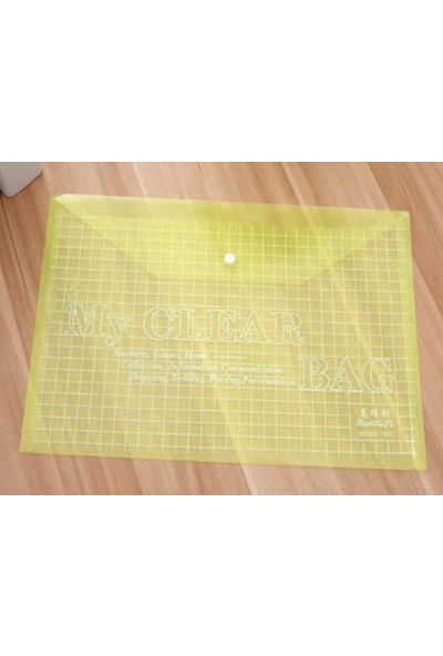 Gen-of A4 Şeffaf Renkli Çıtçıtlı Zarf Dosya Gen-of A4 Şeffaf Renkli Çıtçıtlı Zarf Dosya