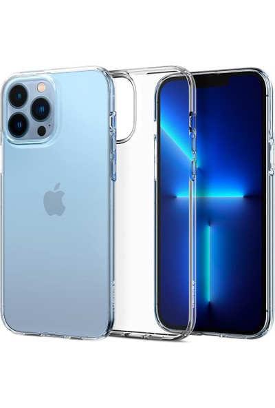 Spigen Apple iPhone 13 Pro Kılıf Liquid Crystal 4 Tarafı Tam Koruma - ACS03254