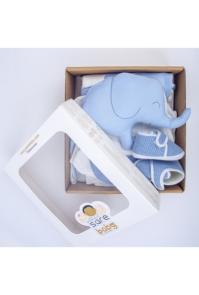 Sare Baby Yeni Kreasyon Mavi Filli Hastane Çıkışı 10’lu Set Oyuncaklı