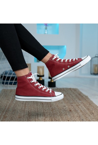 Bartrobel Kadın Erkek Bordo Spor Ayakkabı