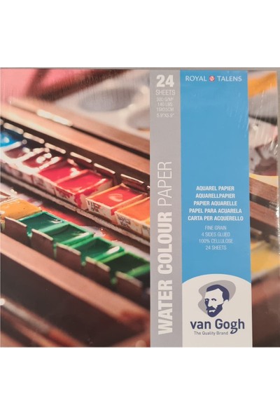 Van Gogh Sulu Boya Bloğu 300 gr 15 x 15 cm 24 Yaprak Van Gogh Sulu Boya Bloğu 300 gr 15 x 15 cm 24 Yaprak