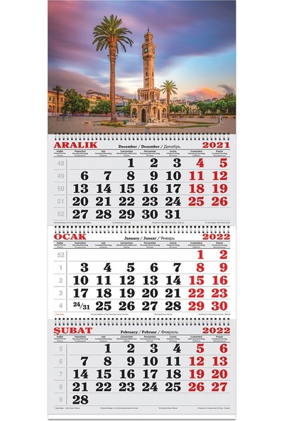 Keskin Color 3 Aylık Spiralli Denizci Takvim 2022 - Izmir Keskin Color 3 Aylık Spiralli Denizci Takvim 2022 - Izmir