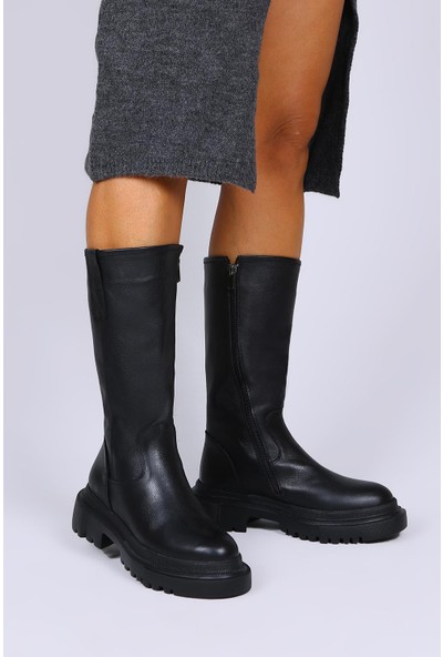 Female Project Avery Deri Fermuarlı Çizme