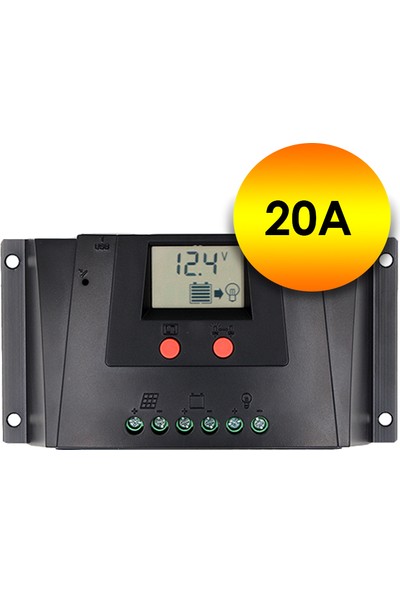 Juta 20A 12V-24V Solar Şarj Kontrol Cihazı Juta 20A 12V-24V Solar Şarj Kontrol Cihazı