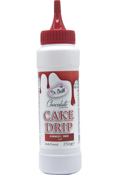 Dr Gusto Drip Kokolin Çikolata KIRMIZI250 ml Dr Gusto Drip Kokolin Çikolata KIRMIZI250 ml