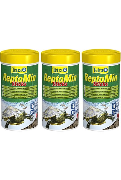 Tetra Reptomin Sticks Kaplumbağa Yemi 100 ml 3'lü Tetra Reptomin Sticks Kaplumbağa Yemi 100 ml 3'lü