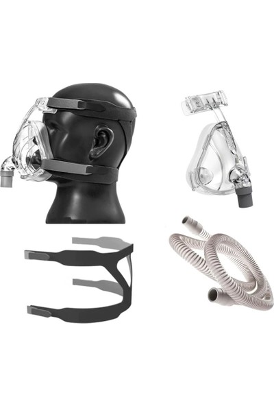 Bmc Ivolve F2 Tam Yüz Full Face Cpap Maskesi + Kafa Bandı + Hortum