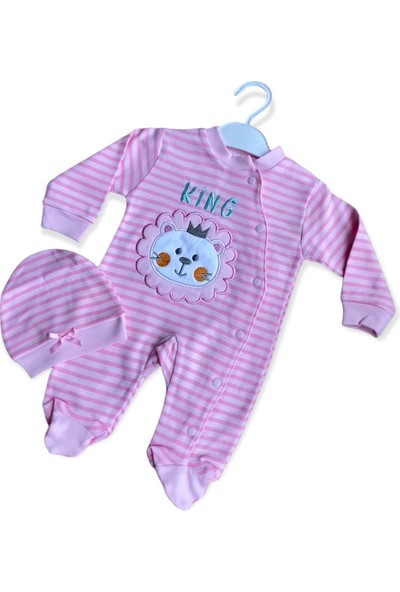 Akyüz Bebe 2'li Kıng Arslan Işlemeli Tulum