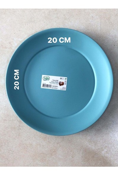 Hobby Life 6 Adet Plastik Yuvarlak Pasta Tabağı 20 cm 6 Lı Turkuaz Hobby Life 6 Adet Plastik Yuvarlak Pasta Tabağı 20 cm 6 Lı Turkuaz