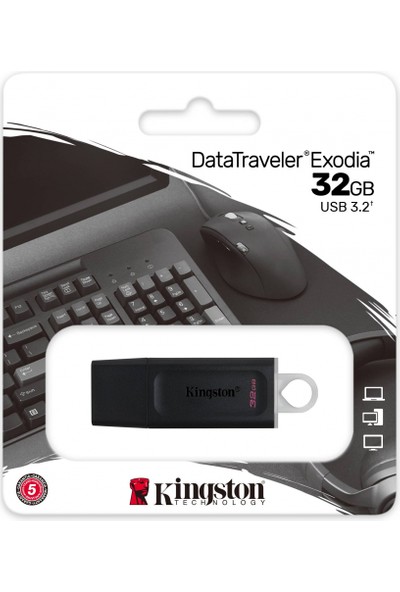 Kıngston DTX/32GB USB 3.2 Data Traveler Exodia Gen 1 Flash Disk (Siyah - Beyaz) Kıngston DTX/32GB USB 3.2 Data Traveler Exodia Gen 1 Flash Disk (Siyah - Beyaz)