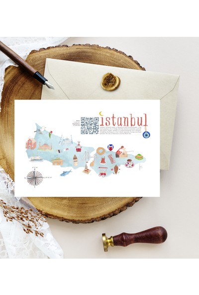 Kartpostal Kutusu 5'li Kartpostal - Sonbahar Serisi